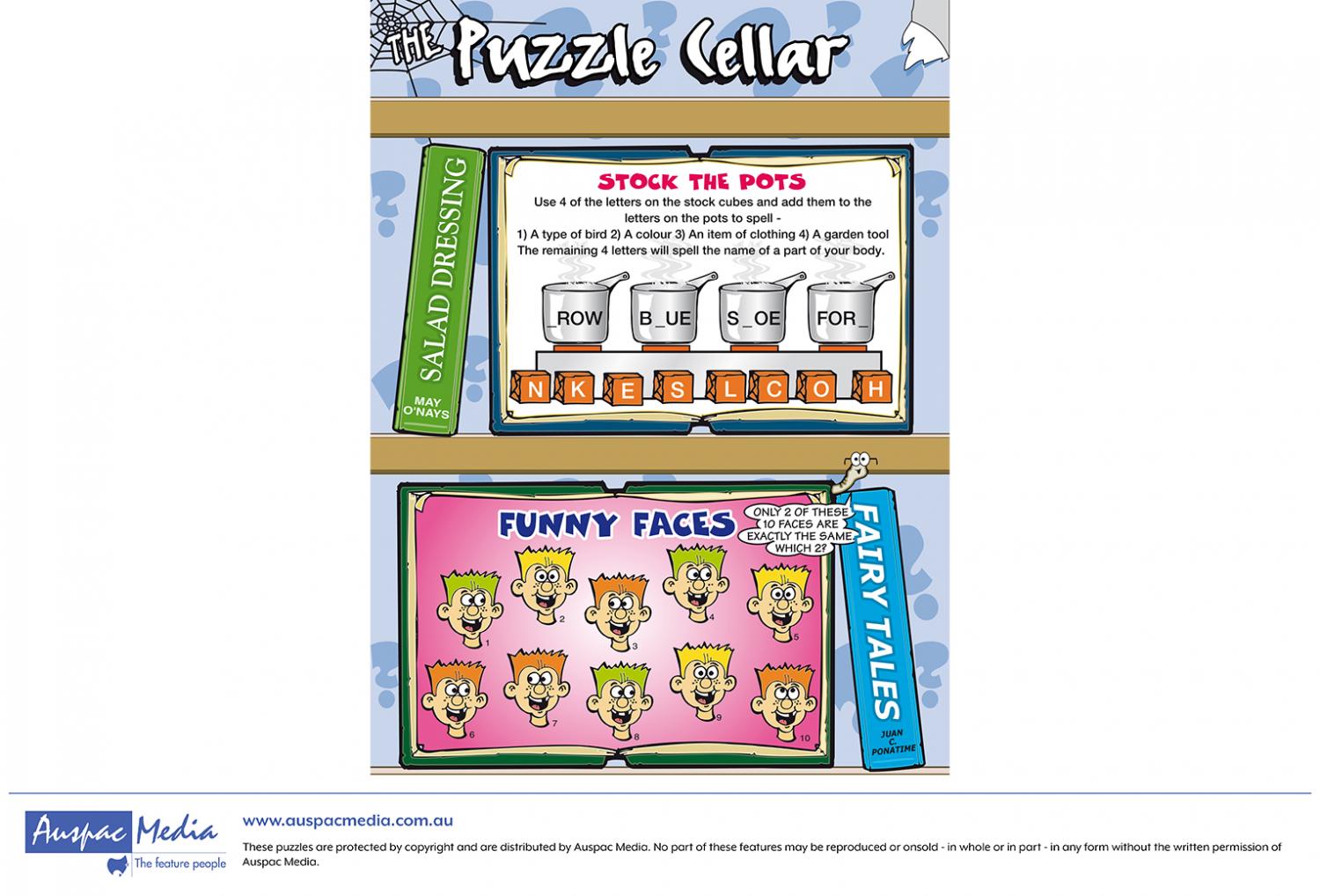 Auspac Media - The Feature People | Children's Weekly Puzzles