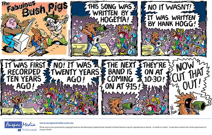 Fabulous Bush Pigs - Sunday