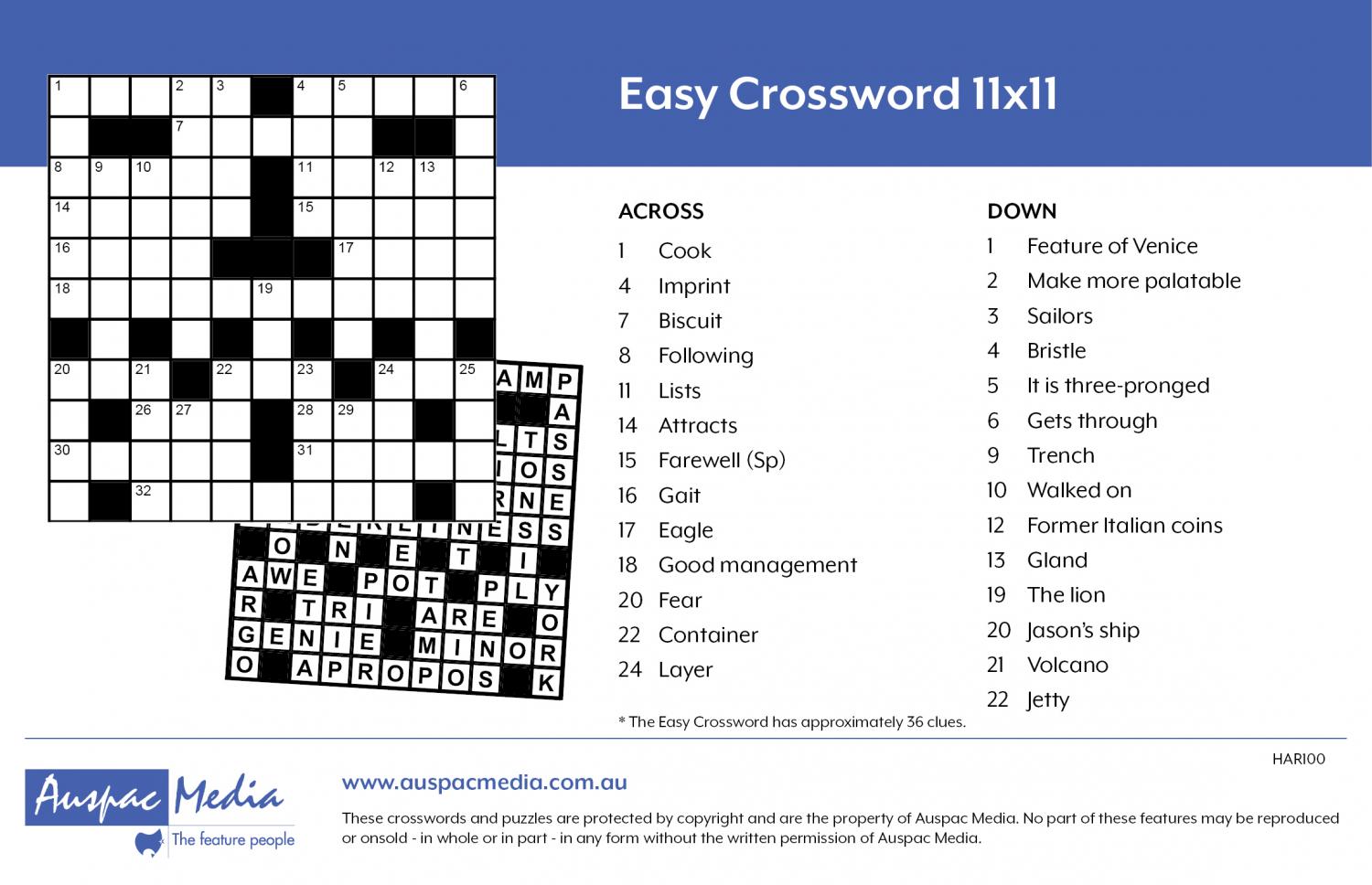 Auspac Media - The Feature People | CROSSWORDS