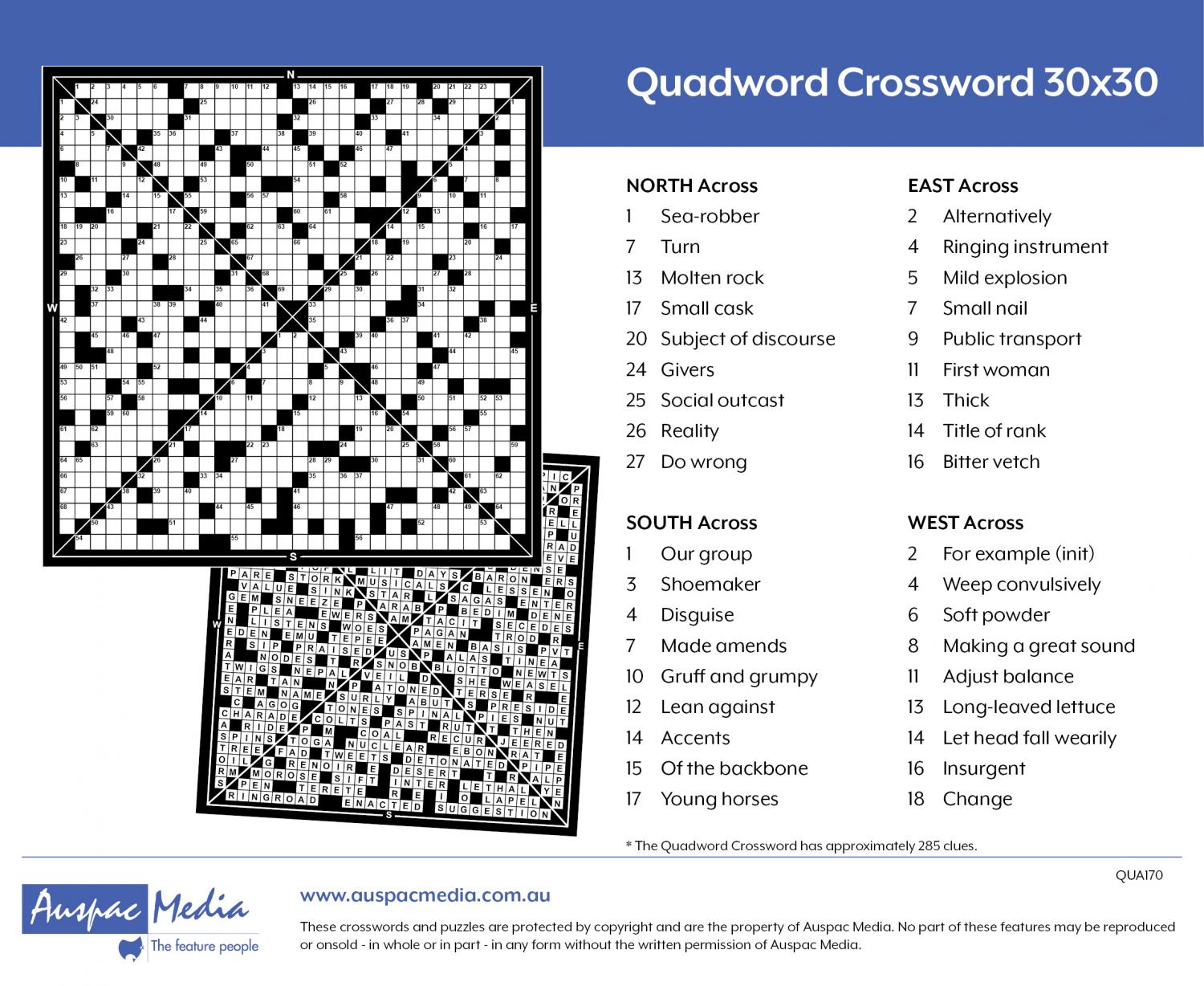 Auspac Media - The Feature People | CROSSWORDS
